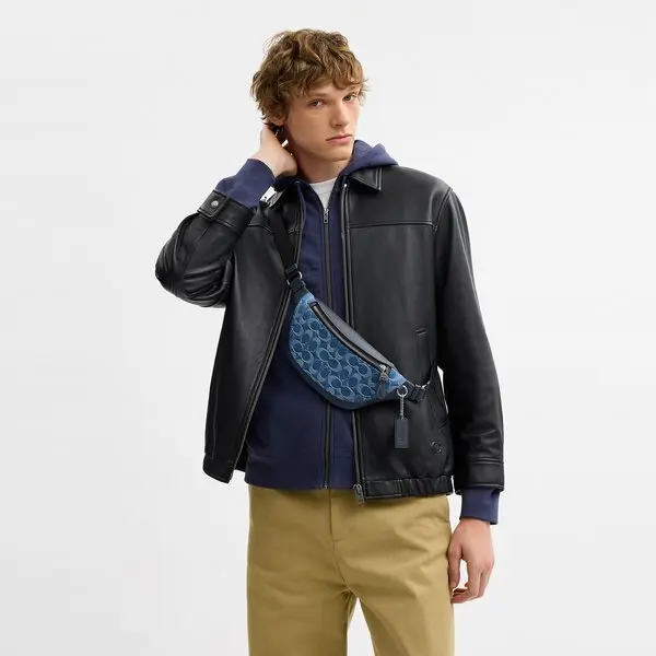 COACH OUTLET Warren Mini Belt Bag In Signature Denim