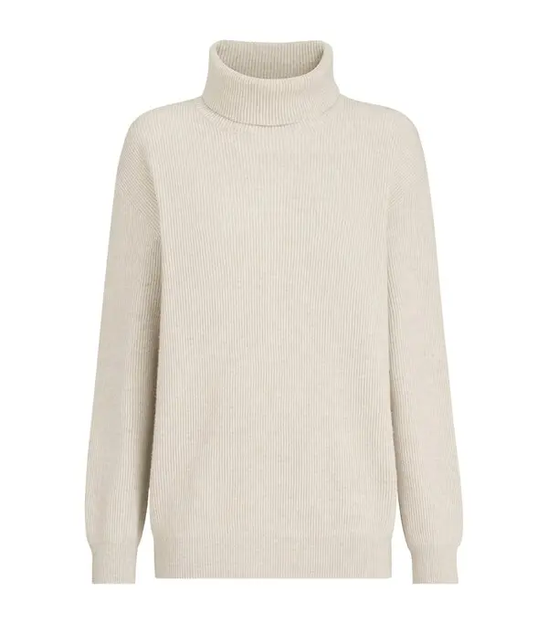 Brunello Cucinelli Cashmere Monili-detail Rollneck Sweater