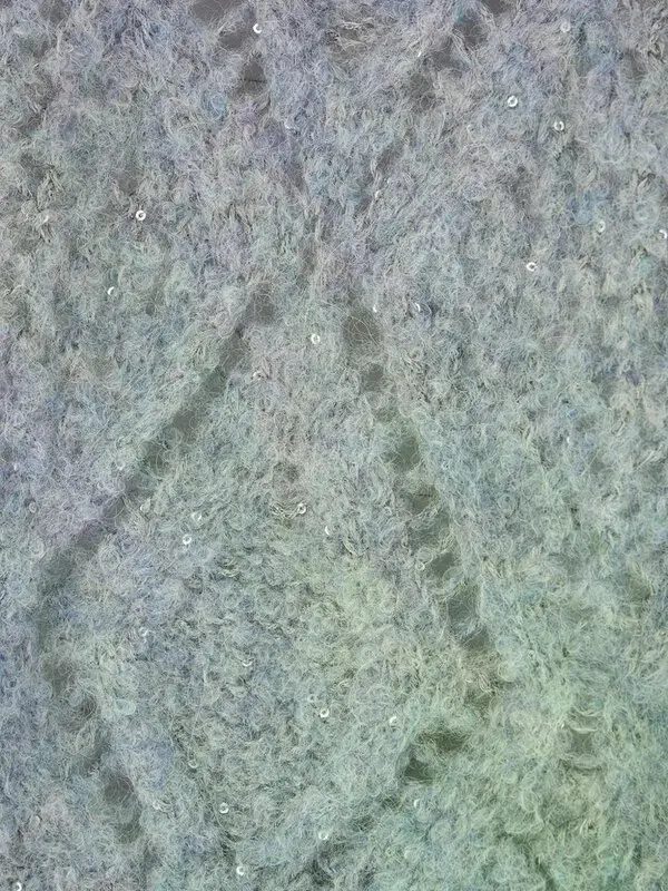 Antonelli Firenze Sequin-embellished Pointelle-knit Sweater