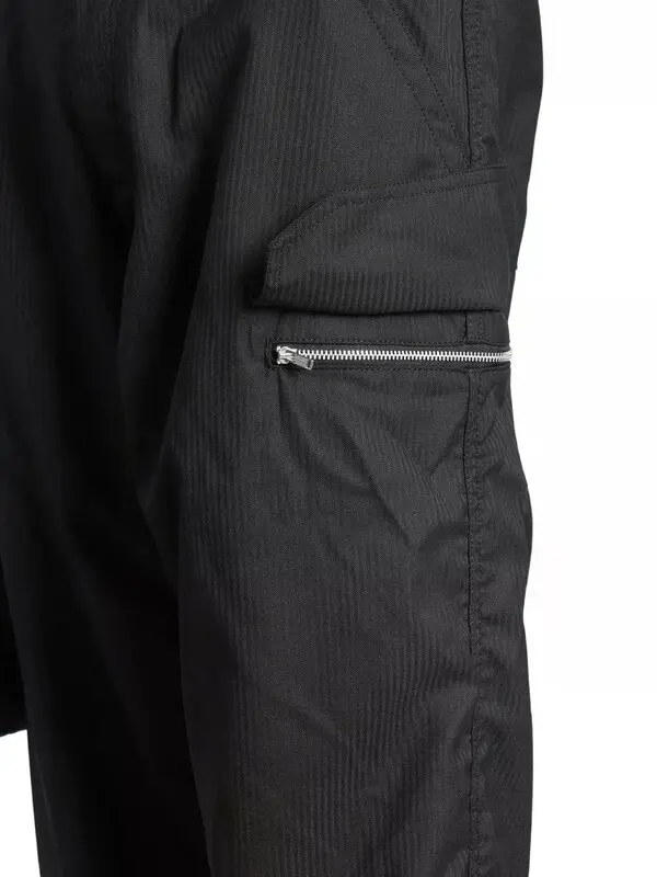Comme Des Garçons Derby-stripe Cargo Pants