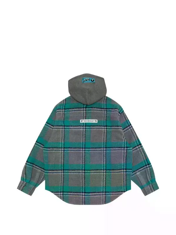 AAPE BY *A BATHING APE Check Hooded Jacket