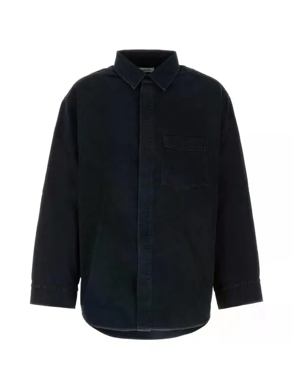 AGOLDE Button-down Denim Shirt - Black