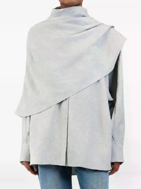 Magda Butrym Scarf-overlay Blouse