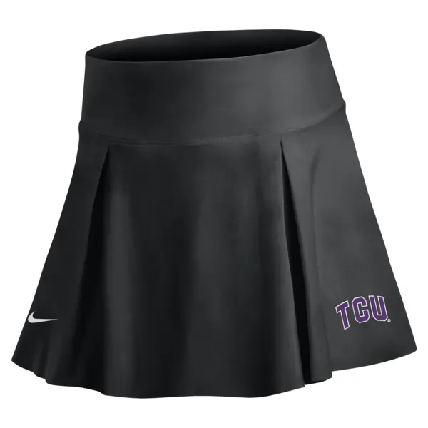 Nike Tcu Horned Frogs Club Fleece Skirt - Black