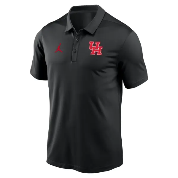 Nike Houston Cougars Victory Jordan Brand College Polo - Black