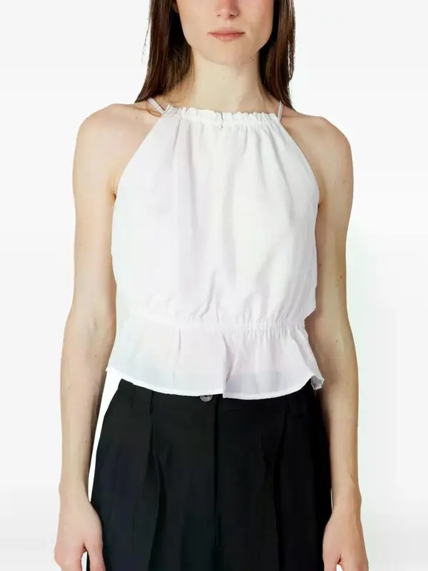 Pepe Jeans Ruffled Halter-neck Top