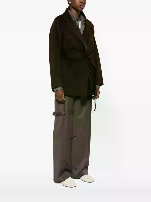 ENVELOPE 1976 Houston Belted Shawl-lapel Coat