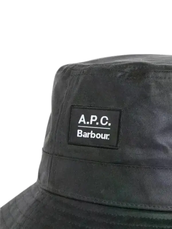 Barbour X A.p.c. Waxed Bucket Hat