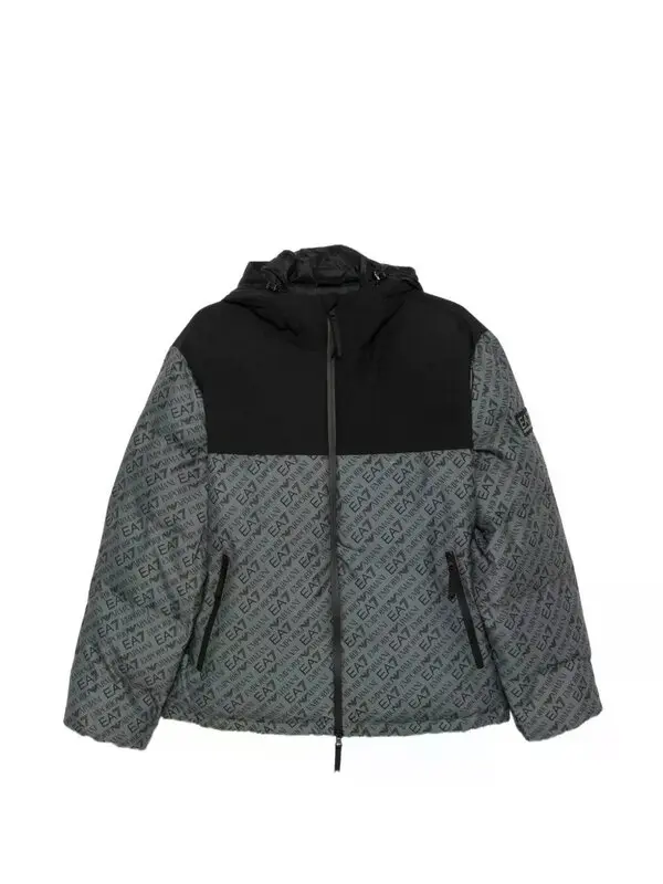 EA7 Logo-print Hooded Jacket