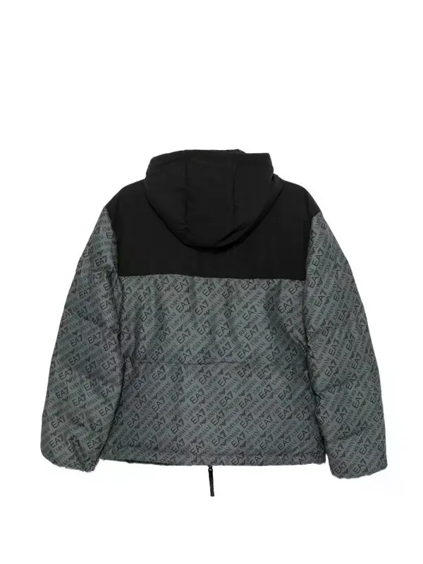 EA7 Logo-print Hooded Jacket