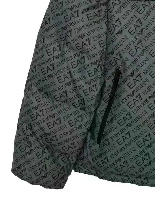 EA7 Logo-print Hooded Jacket