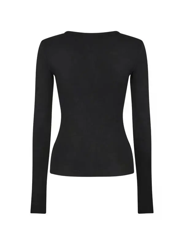 ELEH Long-sleeve V-neck Sweater