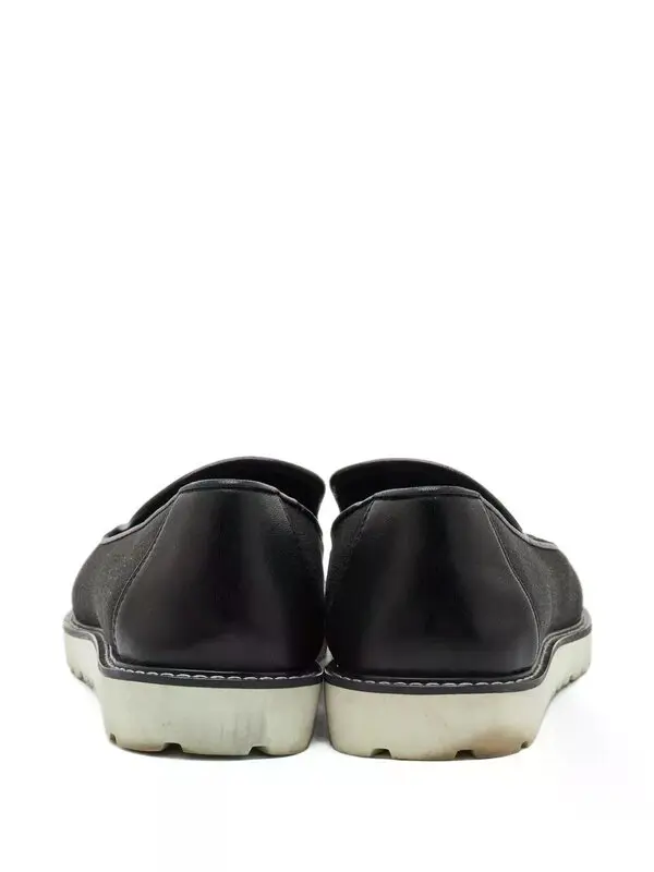 GIUSEPPE ZANOTTI Leather-trim Canvas Loafers