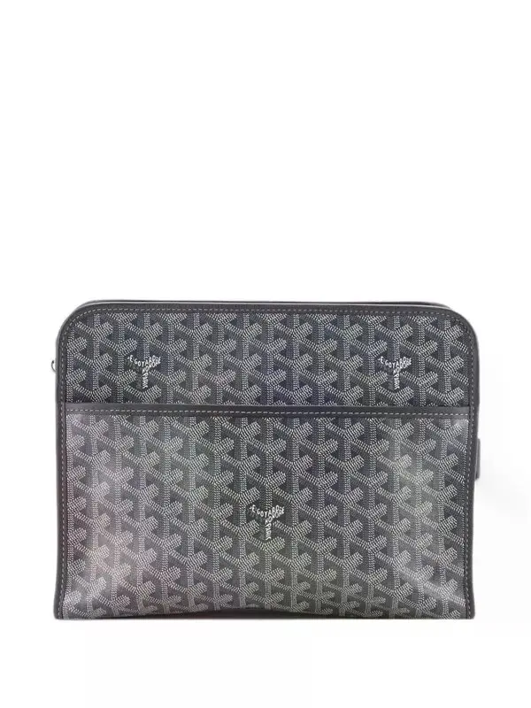 Goyard Jouvence Toiletry Coated Canvas Gm Pouch - Grey