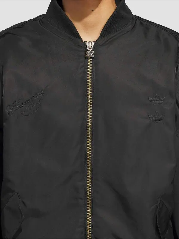 ADIDAS Y-3 Adidas X Willy Chavarria Satin Oversized Bomber Jacket