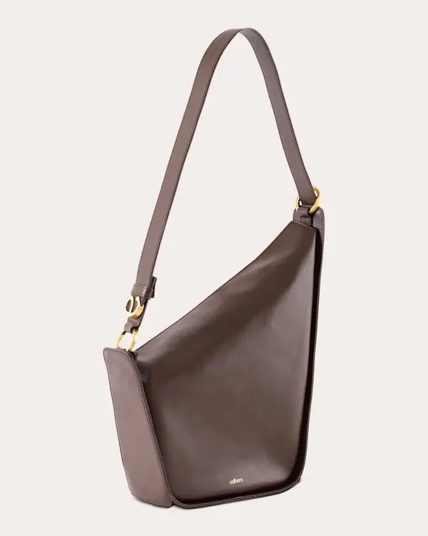 ESTHERA 10am Belted Strap Leather Bag