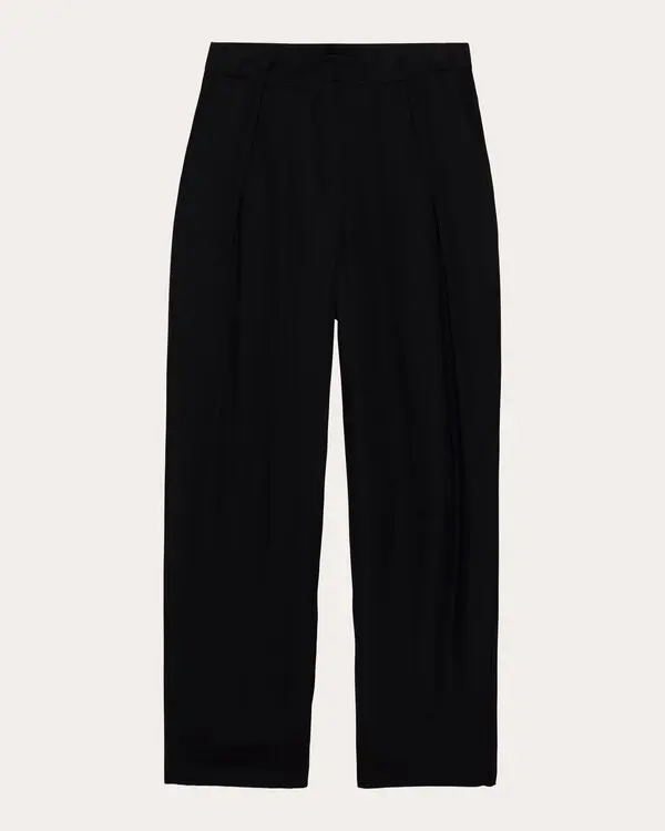 Simkhai Reid Silk Georgette Draped Pants