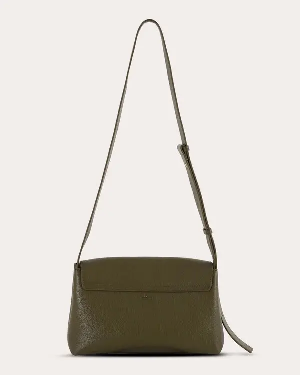ESTHERA 11am Leather Crossbody Bag