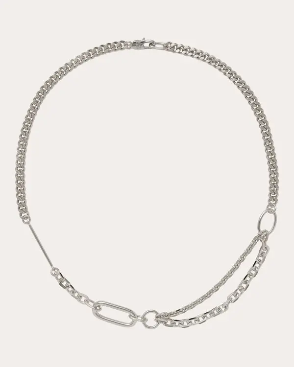 Lady Grey Maisie Mixed Chain Necklace - Silver