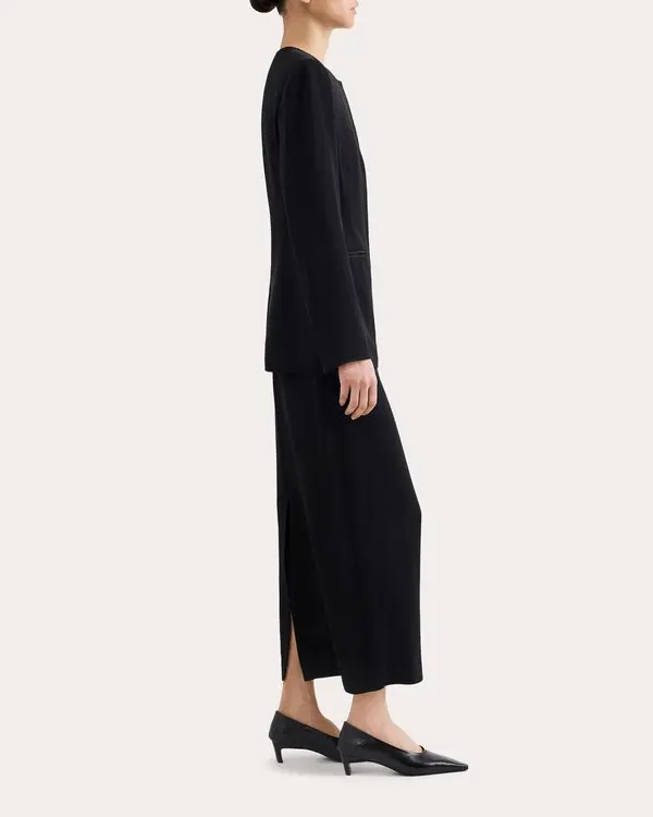 ARGENT Neat Collarless Blazer