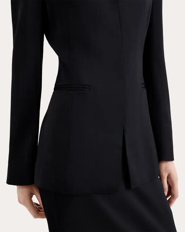 ARGENT Neat Collarless Blazer