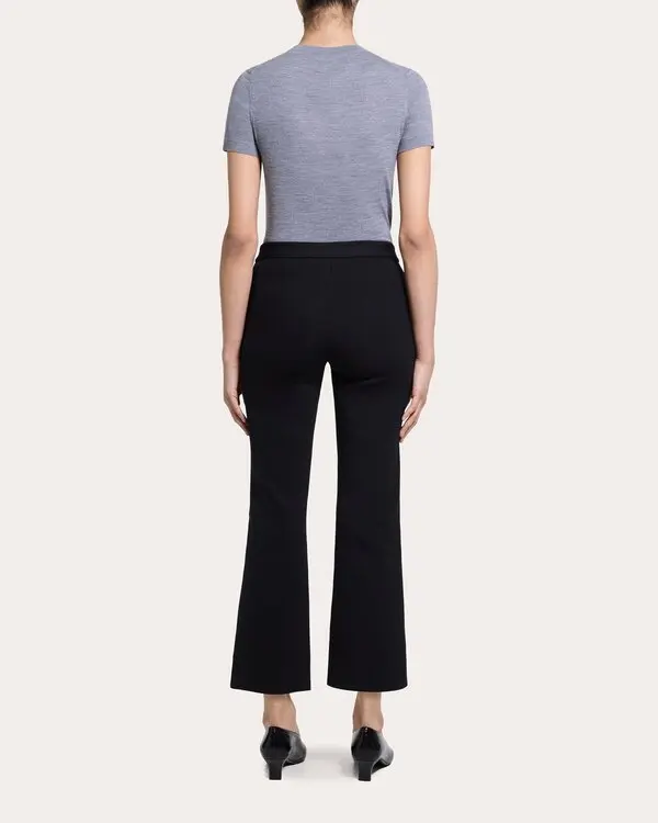 Theory Scuba Slim Cropped Kick Pants