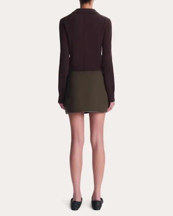 Simkhai Constance Cashmere Shrunken Polo