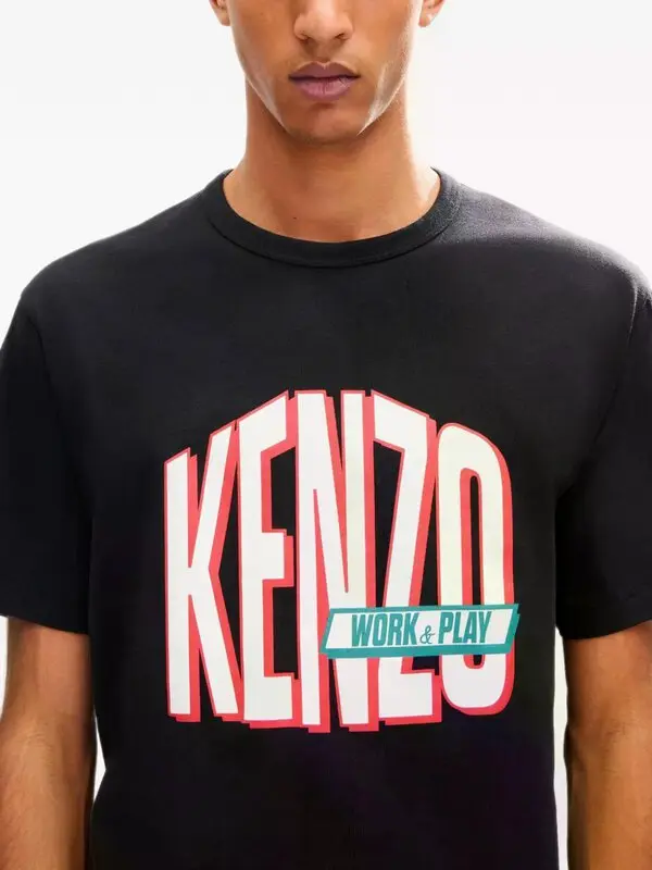 Kenzo Work And Play Cotton T-shirt