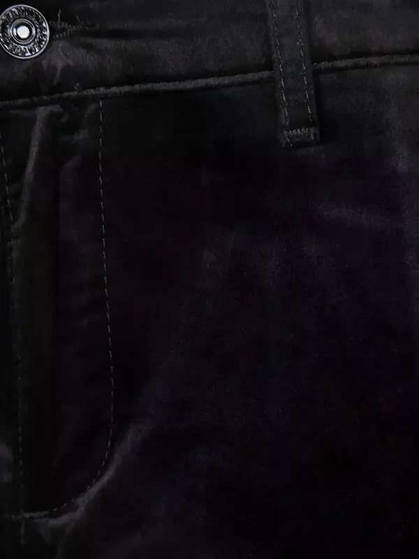 7 For All Mankind Lotta Velvet Wide-leg Trousers