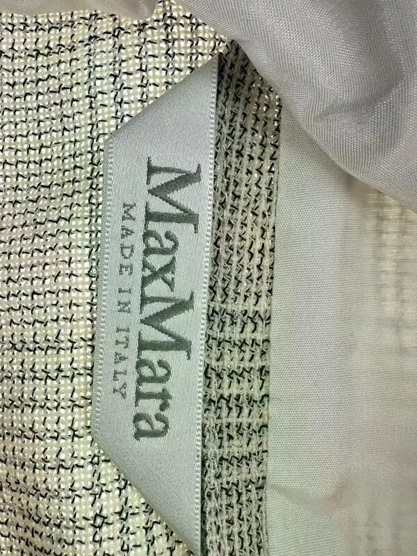 Max Mara Plaid Single-breasted Blazer