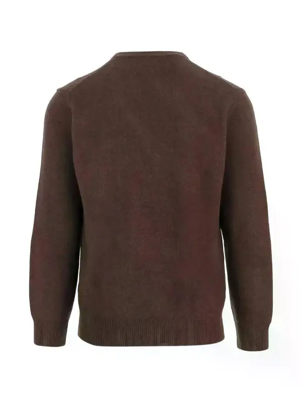 MC2 SAINT BARTH Heron Crewneck Knit With St. Moritz Embroidery