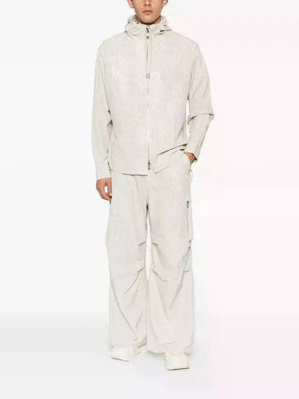 Oakley Stripe-pattern Zip-fastening Hoodie