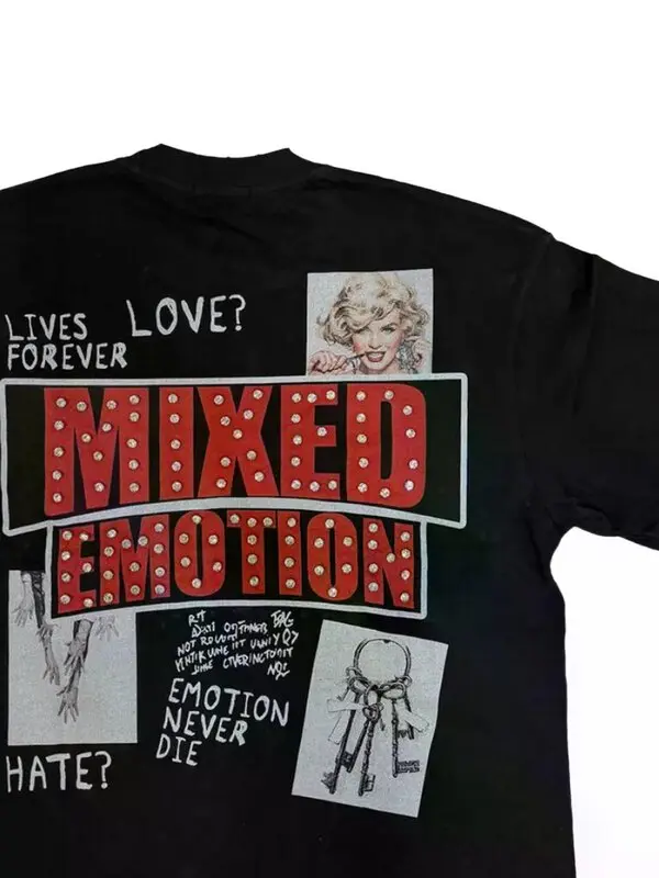 Mixed Emotion Lost Identity Crew-neck T-shirt