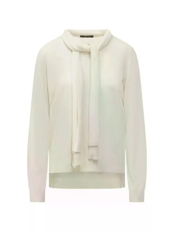 Fabiana Filippi Scarf-detail Sweater