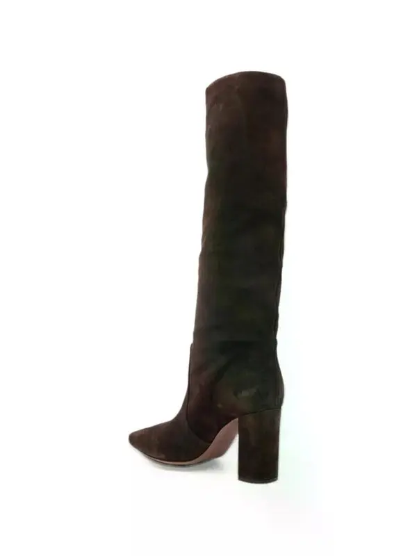Paris Texas Pointed-toe Block-heel Boots