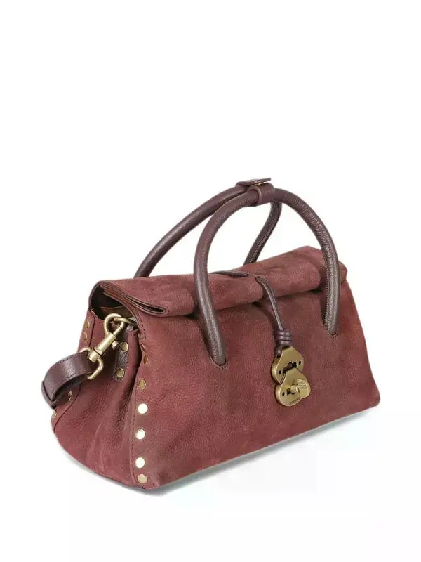 ZANELLATO Dotta Jones Nubuck Tote Bag - Red