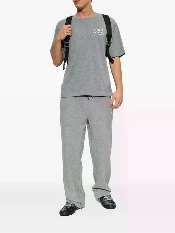 L/AB C/O OFF-WHITE Logo-print Drawstring Track Pants