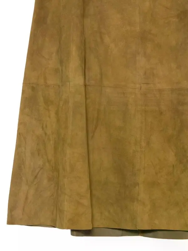 Vince Suede Panelled Skirt