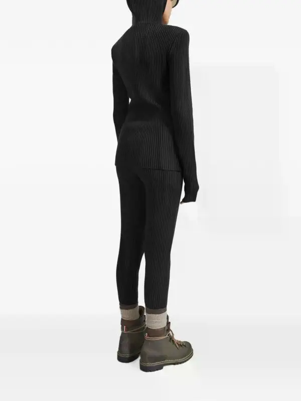 THE FRANKIE SHOP Ribbed Hooded Sweater