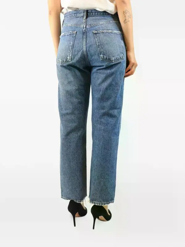 AGOLDE High-waisted Straight-leg Jeans