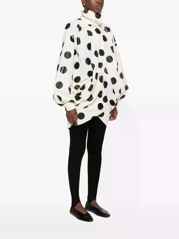 Jacquemus Polka-dot Cocoon-sleeve Jacket