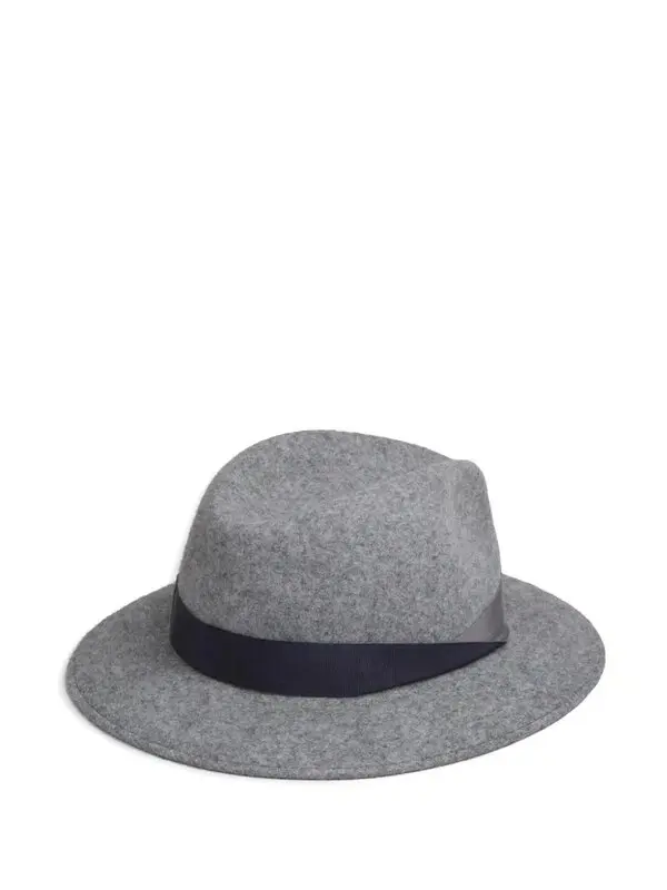 Borsalino Country Grosgrain-trim Fedora Hat