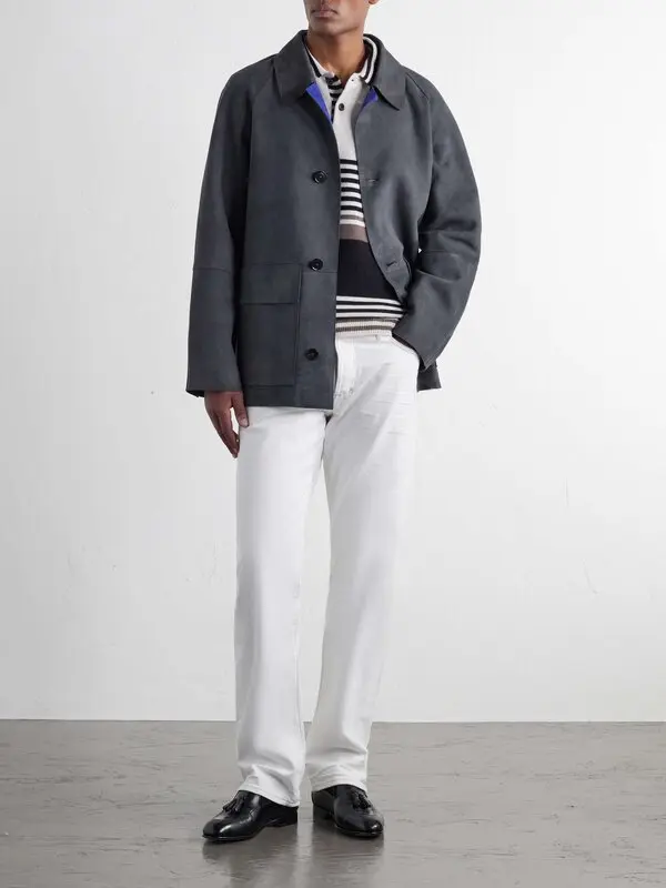 Paul Smith Oversized Bonded-suede Jacket
