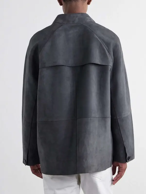 Paul Smith Oversized Bonded-suede Jacket