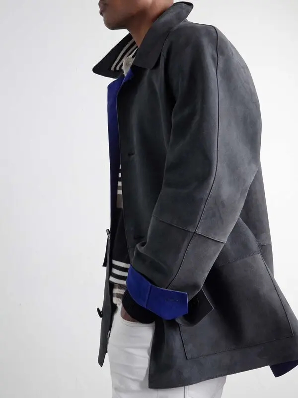 Paul Smith Oversized Bonded-suede Jacket