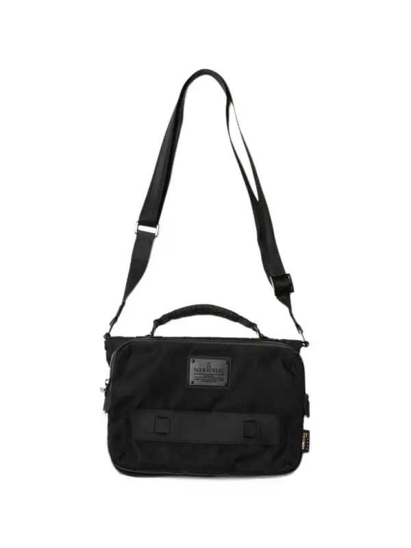 MAKAVELIC Logo-plaque Laptop Bag - Black
