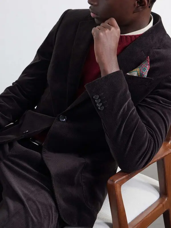 Zegna Cotton-blend Corduroy Suit Jacket