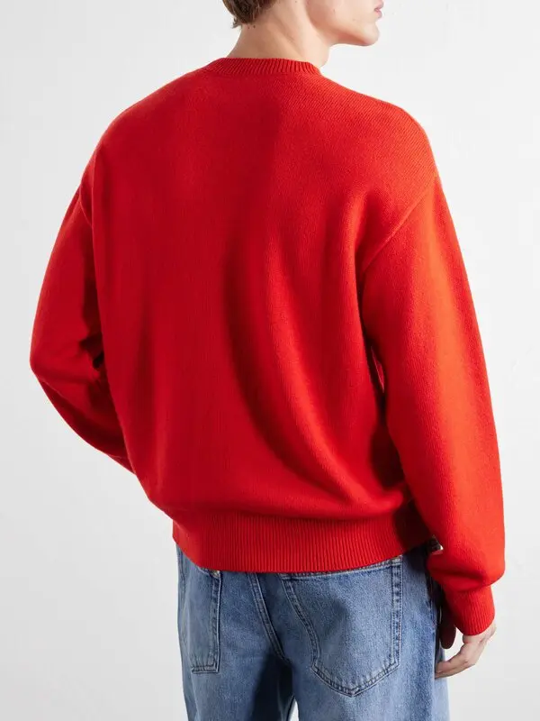 Loewe Anagram-embroidered Cashmere-blend Sweater