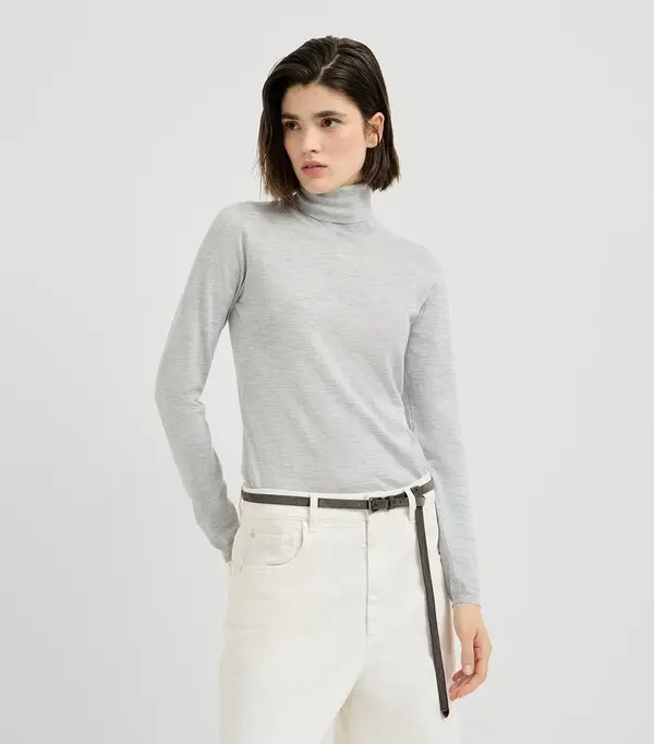 Brunello Cucinelli Cashmere-blend Sparkle Sweater
