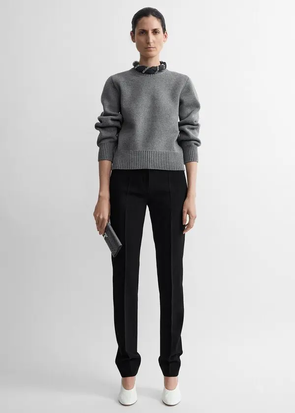 TOTEME Merino Cotton Crew Knit